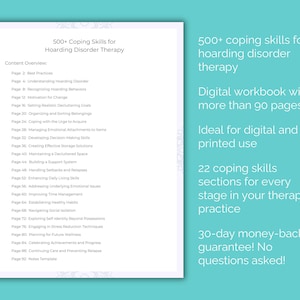 Hoarding Disorder Coping Skills | Therapy, Intervention, Strategy ...