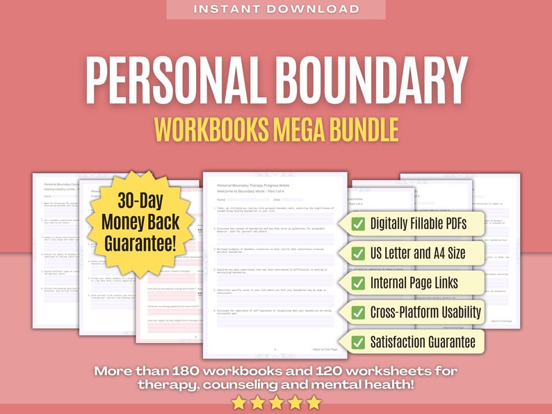 Personal Boundary Therapy Mega Bundle | Personal Boundary Counseling ...