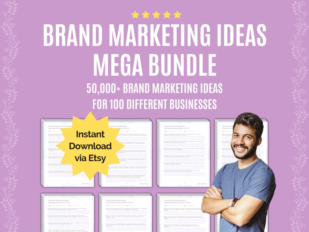 Brand Marketing Ideas MEGA BUNDLE Marketing, Brand Marketing, Brand ...