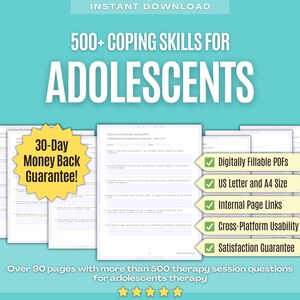 Adolescents Coping Skills Therapy, Intervention, Strategy, Therapist ...