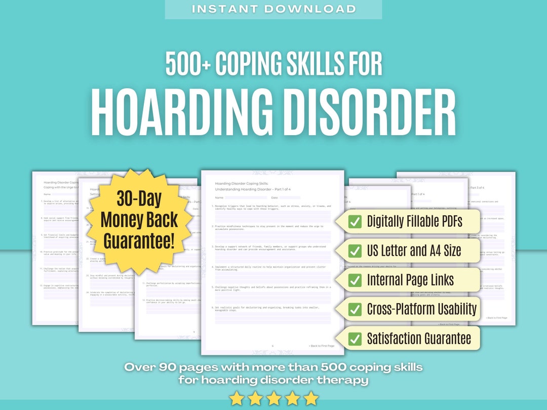 Hoarding Disorder Coping Skills | Therapy, Intervention, Strategy ...