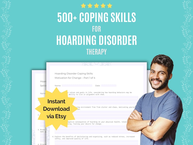 Hoarding Disorder Coping Skills Therapy, Intervention, Strategy ...