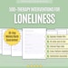 Loneliness Therapy Interventions | Therapy, Intervention, Strategy ...