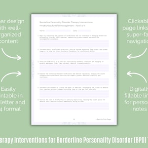 Borderline Personality Disorder (BPD) Therapy Interventions | Therapy ...