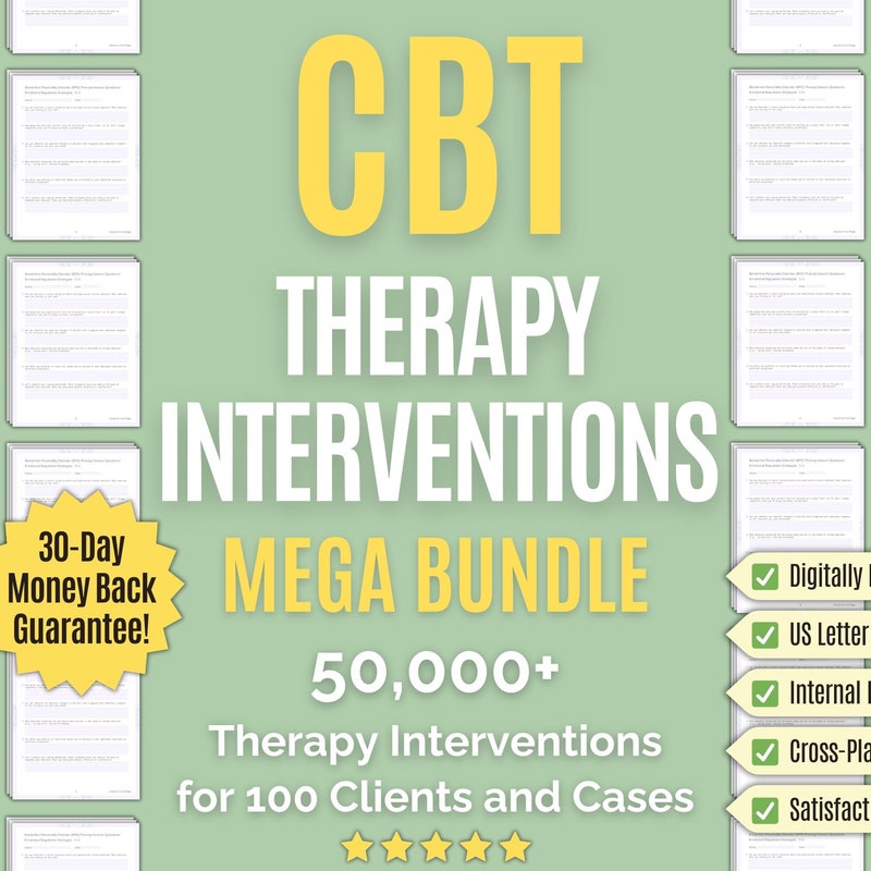 Therapy Interventions Behavior - Etsy