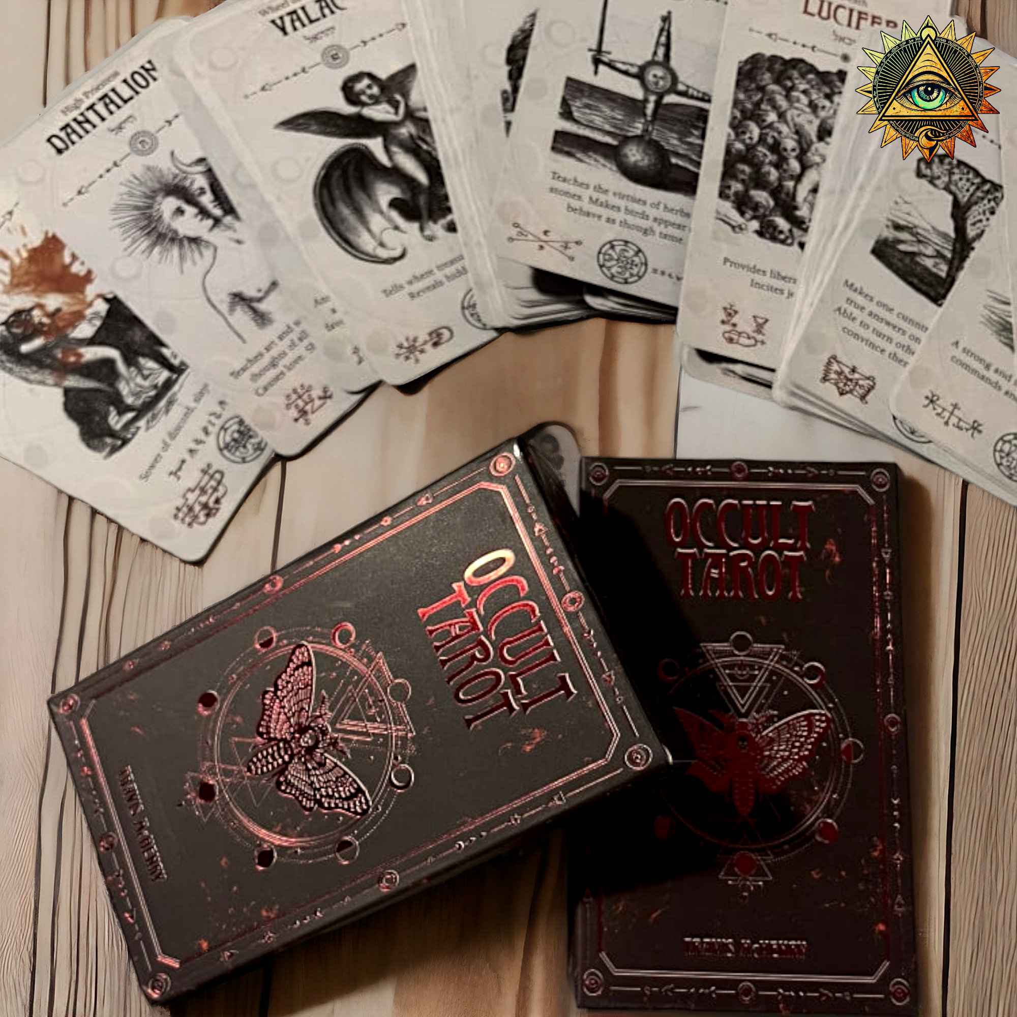 Travis Mchenry Occult Tarot Deck, Collectible Dark Tarot Cards, Unique ...