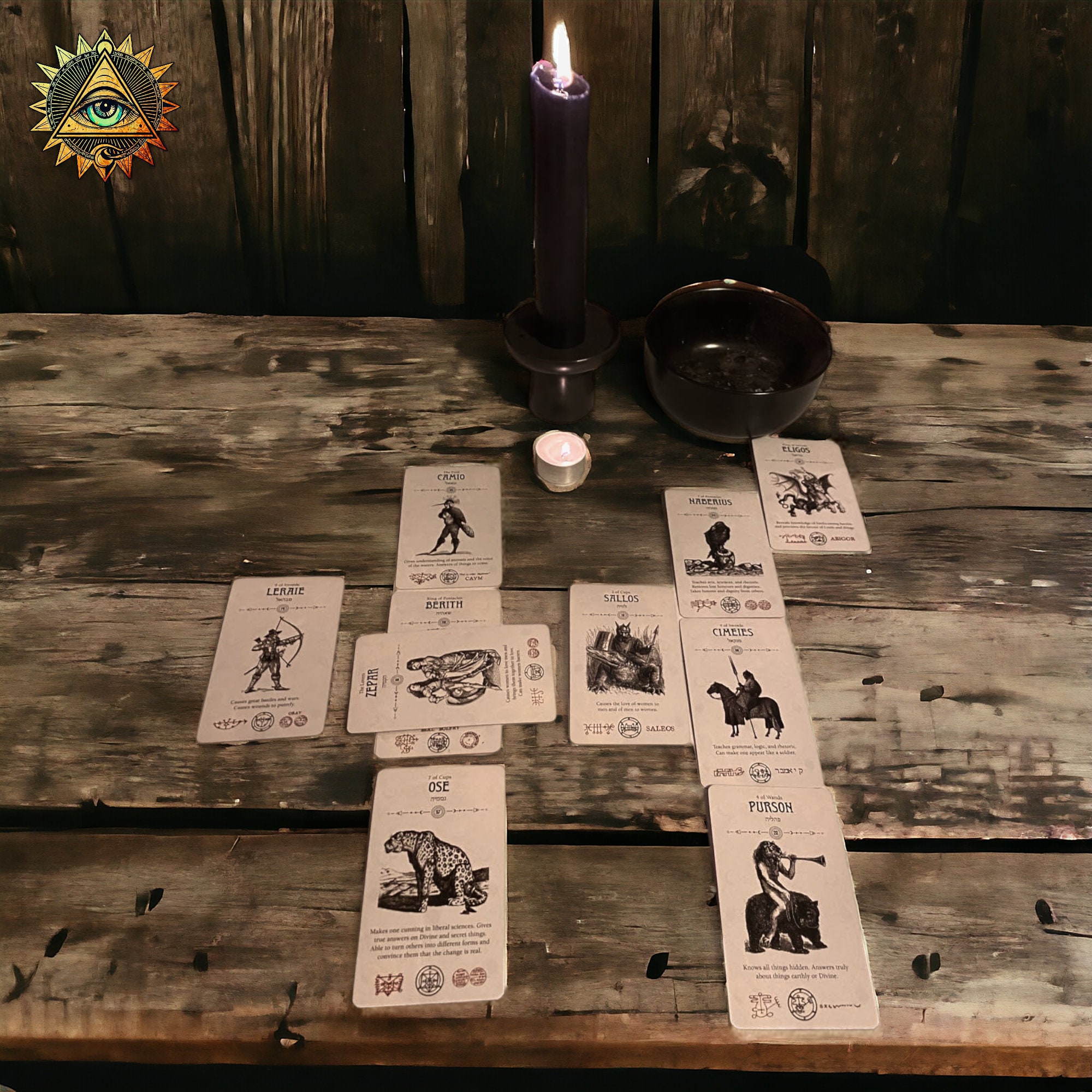 Travis Mchenry Occult Tarot Deck, Collectible Dark Tarot Cards, Unique ...