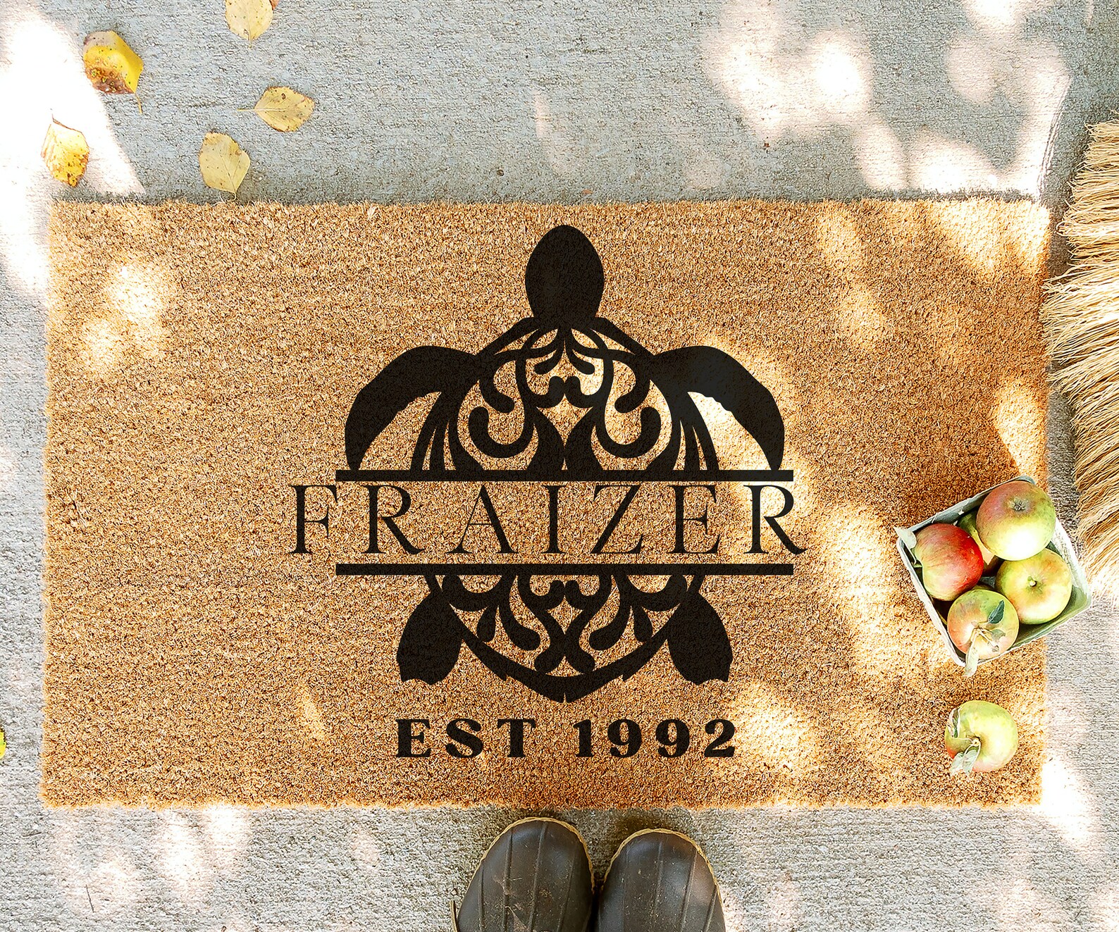 Personalized Welcome Doormat, Custom Door Mat, Front Door Decor ...
