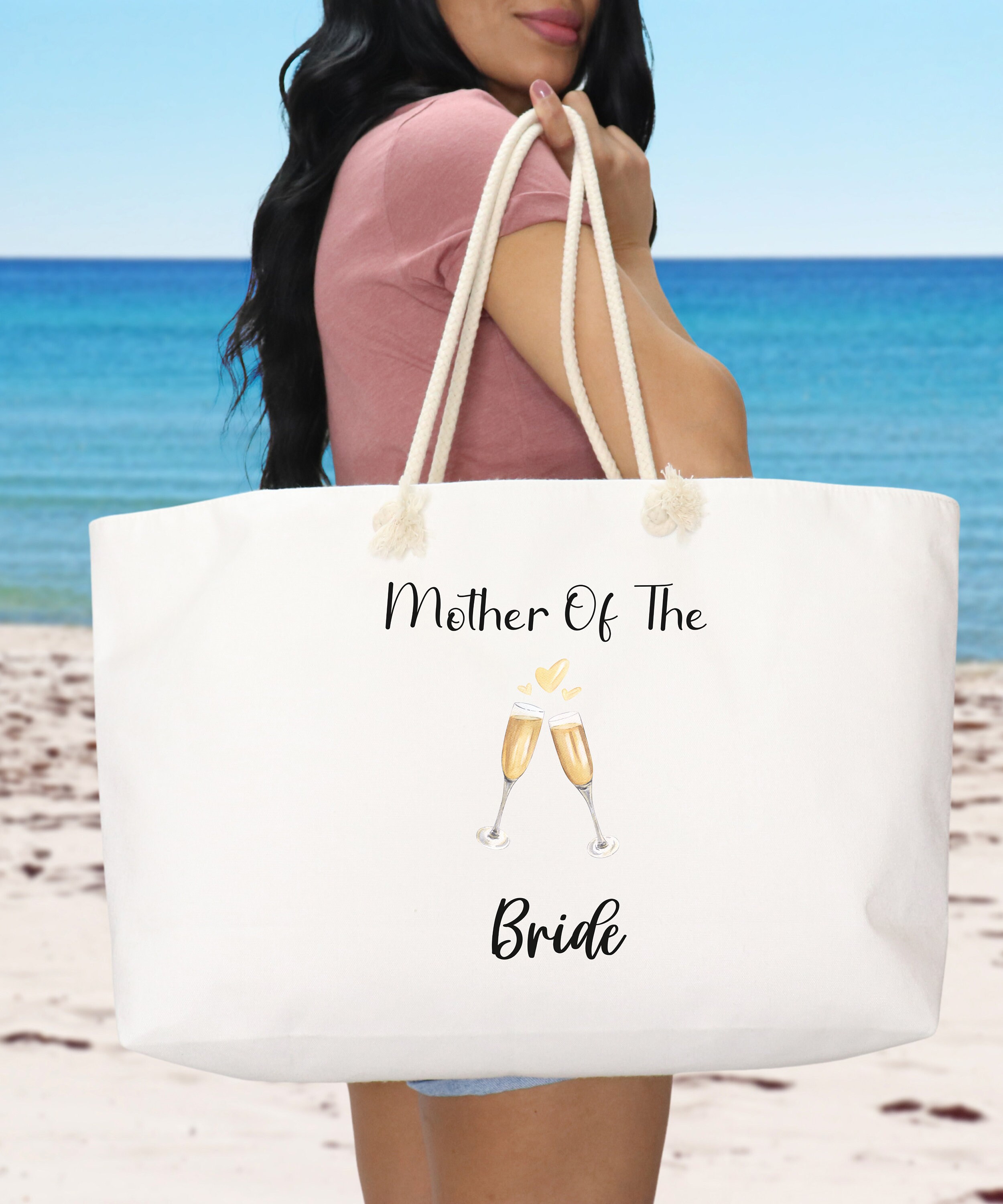 Bridesmaid Bridal Tote Bag, Bridal Shower, Wedding Organizer, Bridal ...