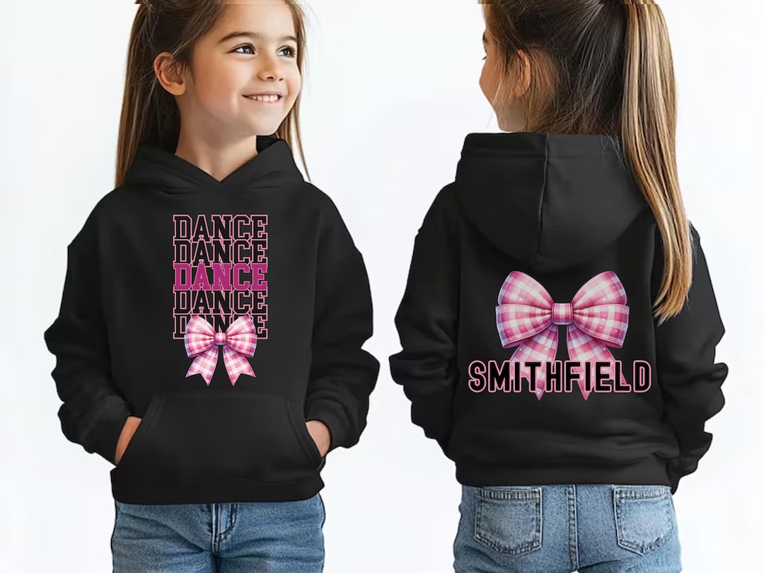 Personalized Girls Dance Hoodie, Custom Girls Dance Sweatshirt, Dance ...