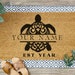 Personalized Welcome Doormat, Custom Door Mat, Front Door Decor ...
