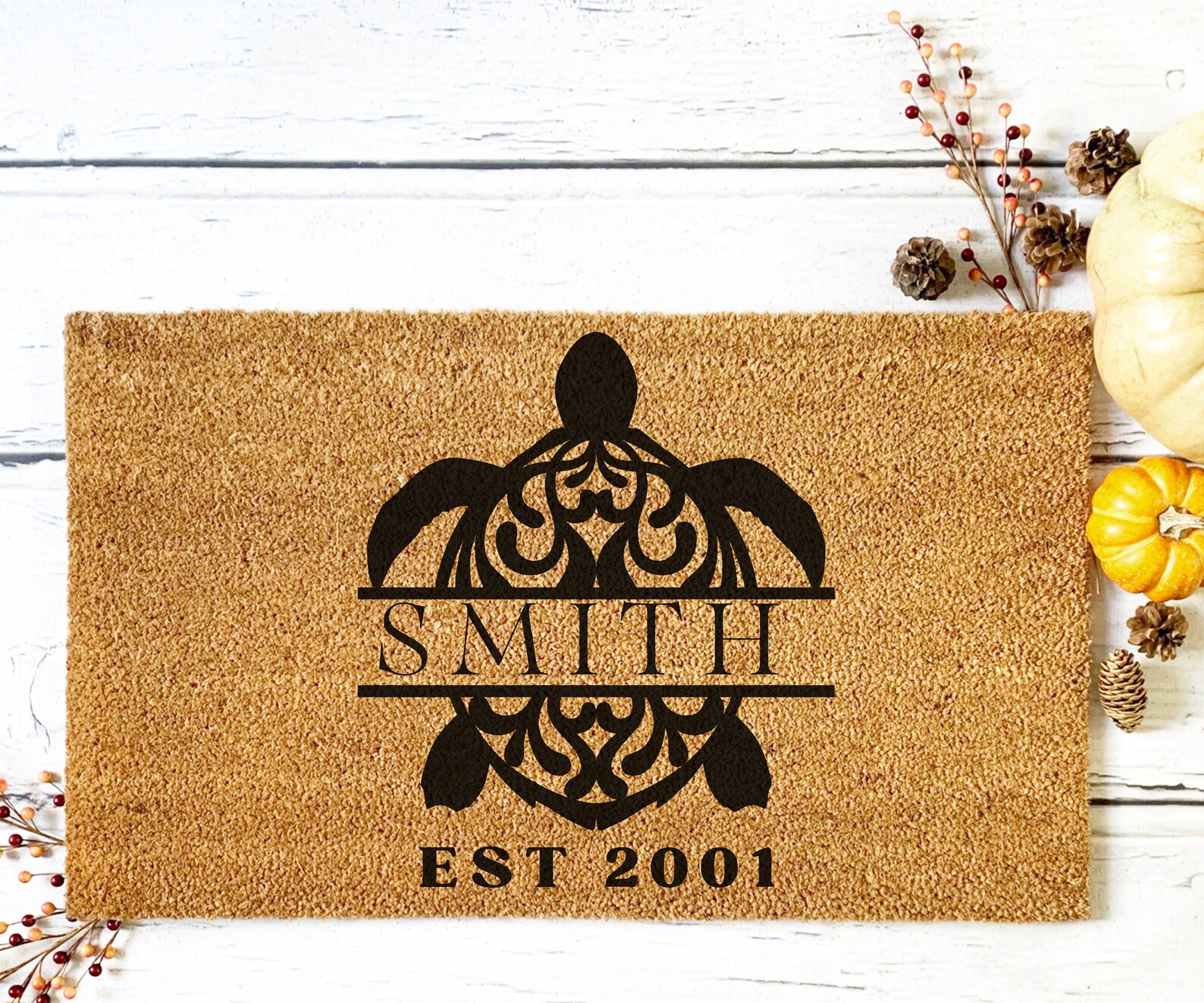 Personalized Welcome Doormat, Custom Door Mat, Front Door Decor ...