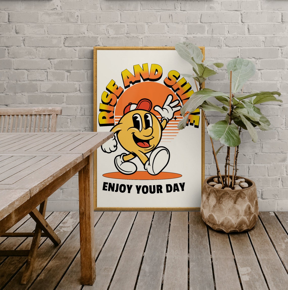 Rise and Shine Energizing Morning Motivation Poster Start Your Day ...
