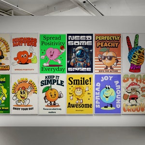 Kindness Matters Heart Character Positivity Poster Spread Positivity ...