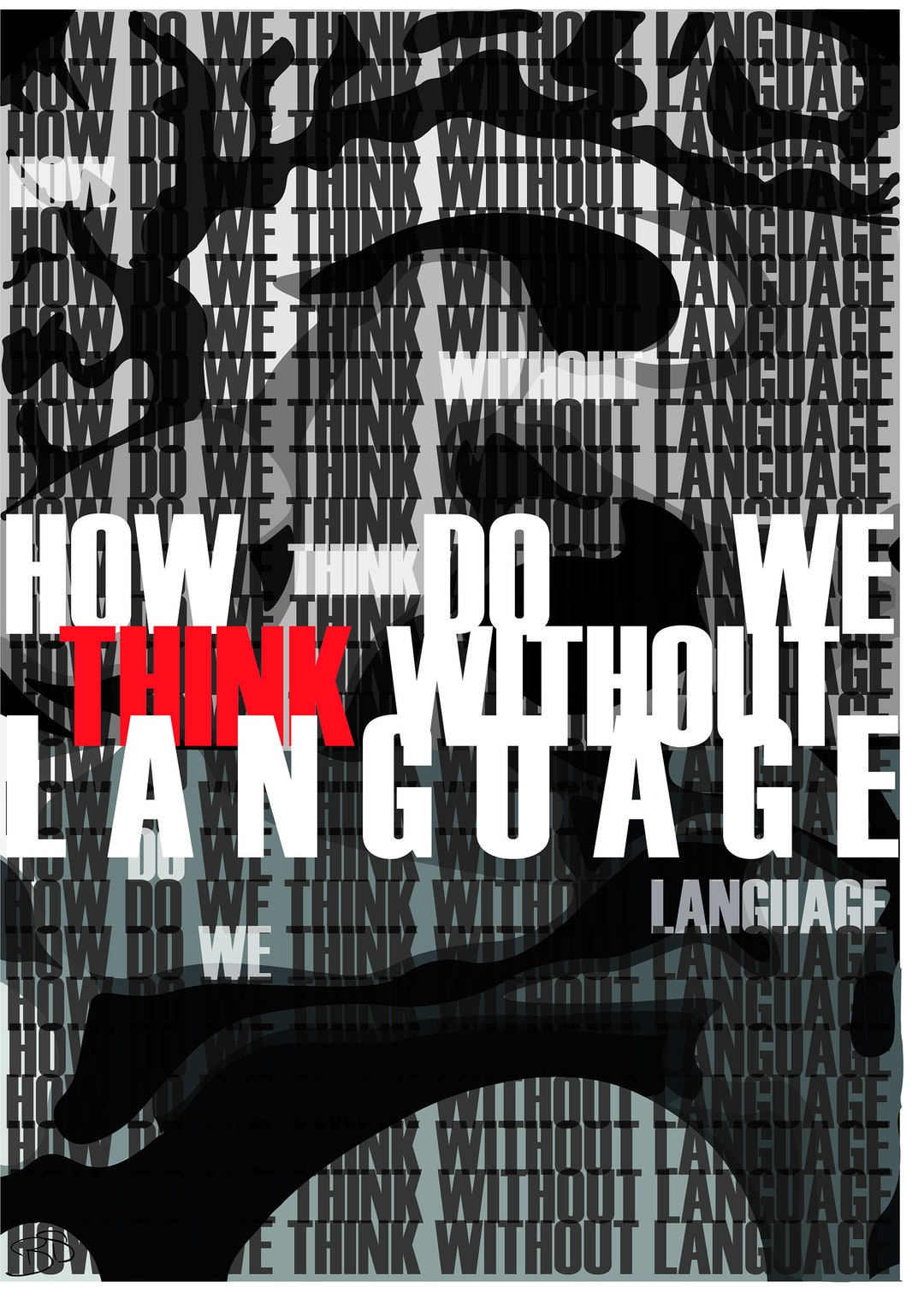 How Do We Think Without Language Poster 2 - Etsy