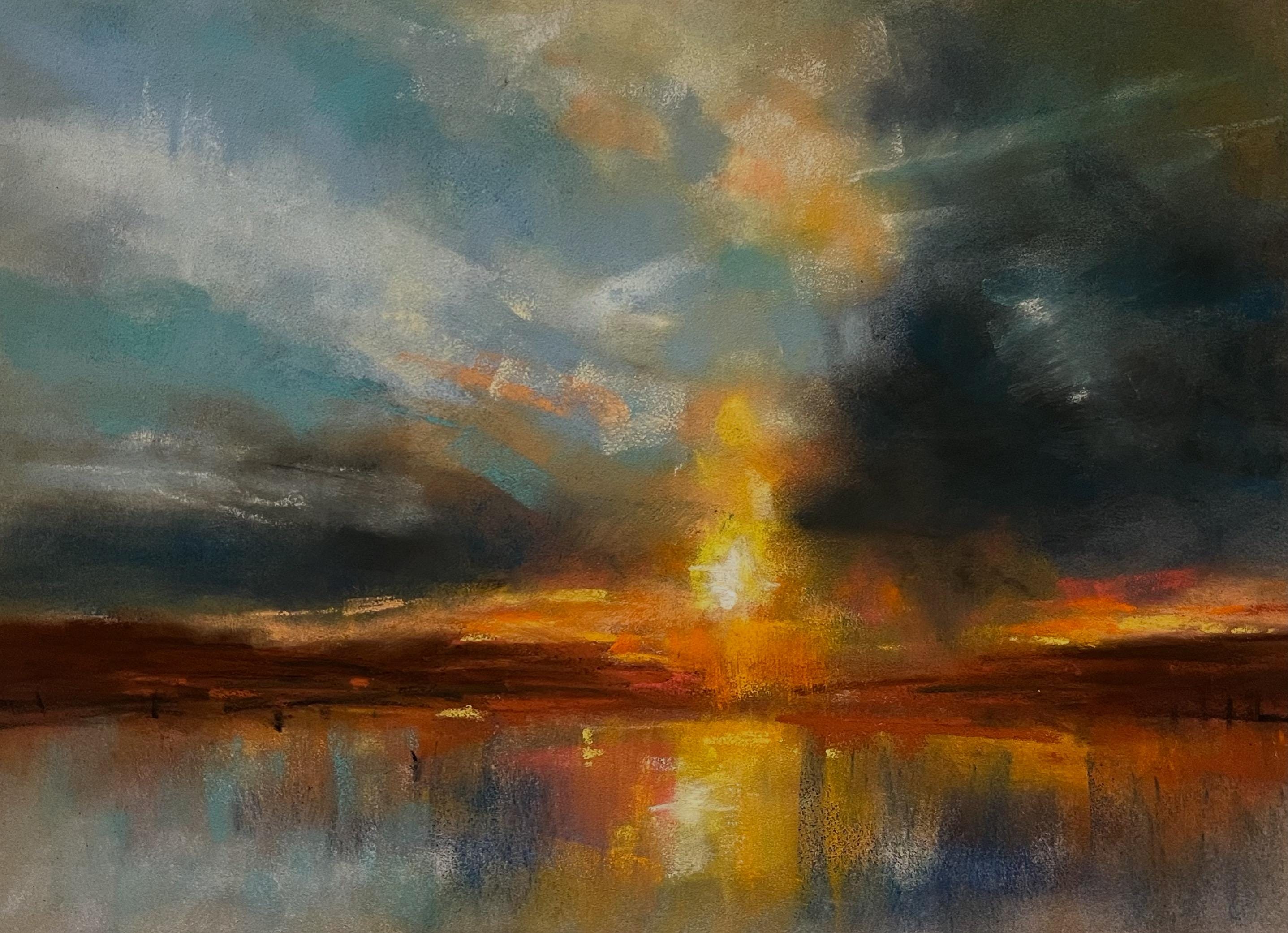 Original Soft Pastel Painting, Scottish Landscape Painting, Soft Pastel ...