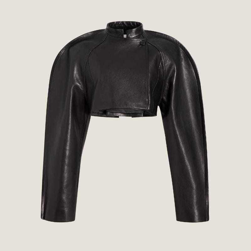 Leather Cropped Cape - Etsy