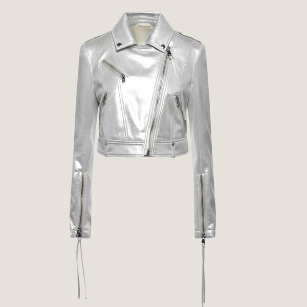 Metallic Bomber Jacket - Etsy