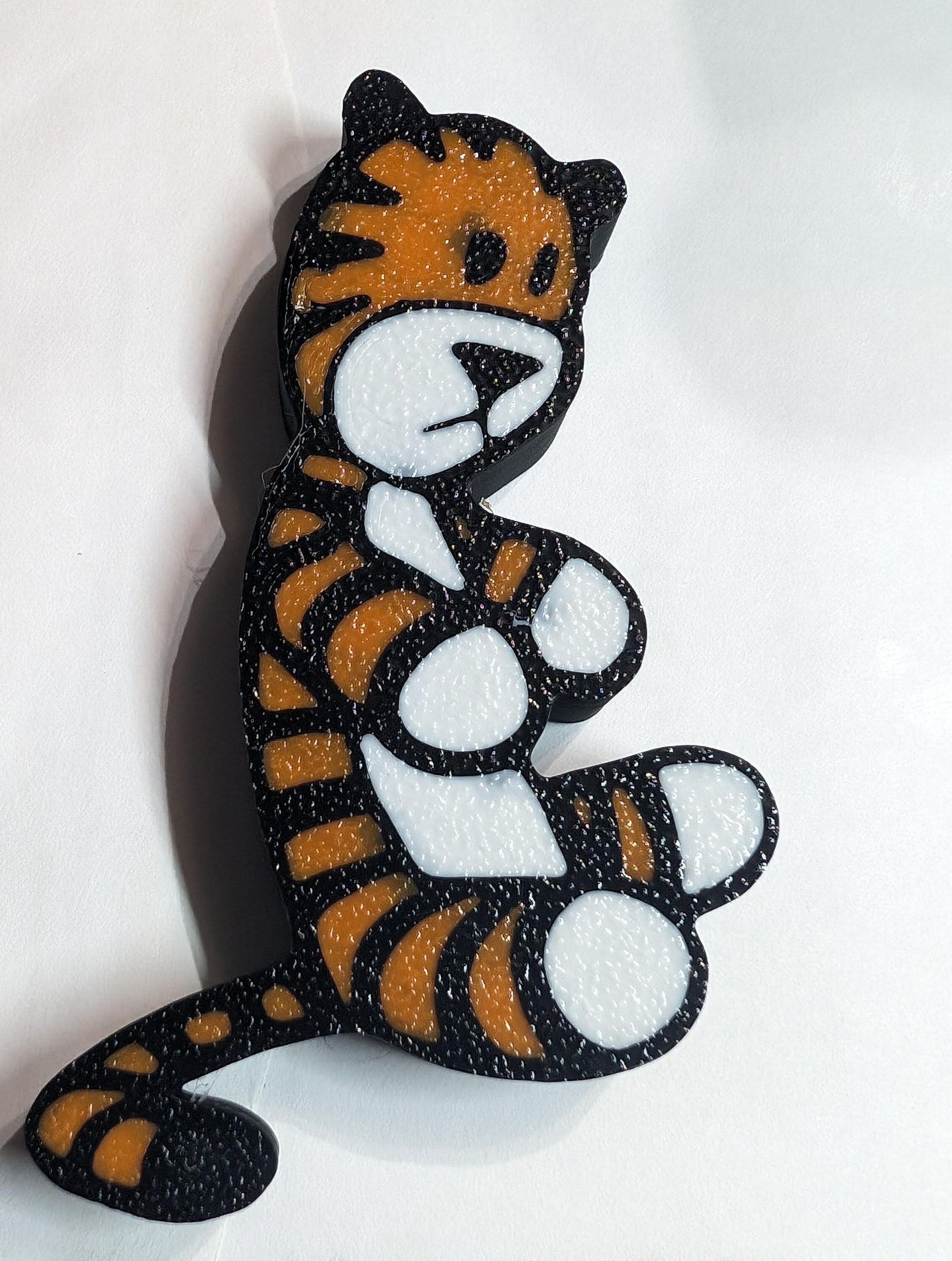 Stuffed Tiger Calvin and Hobbes Inspired 3D Printed Magnet - Etsy