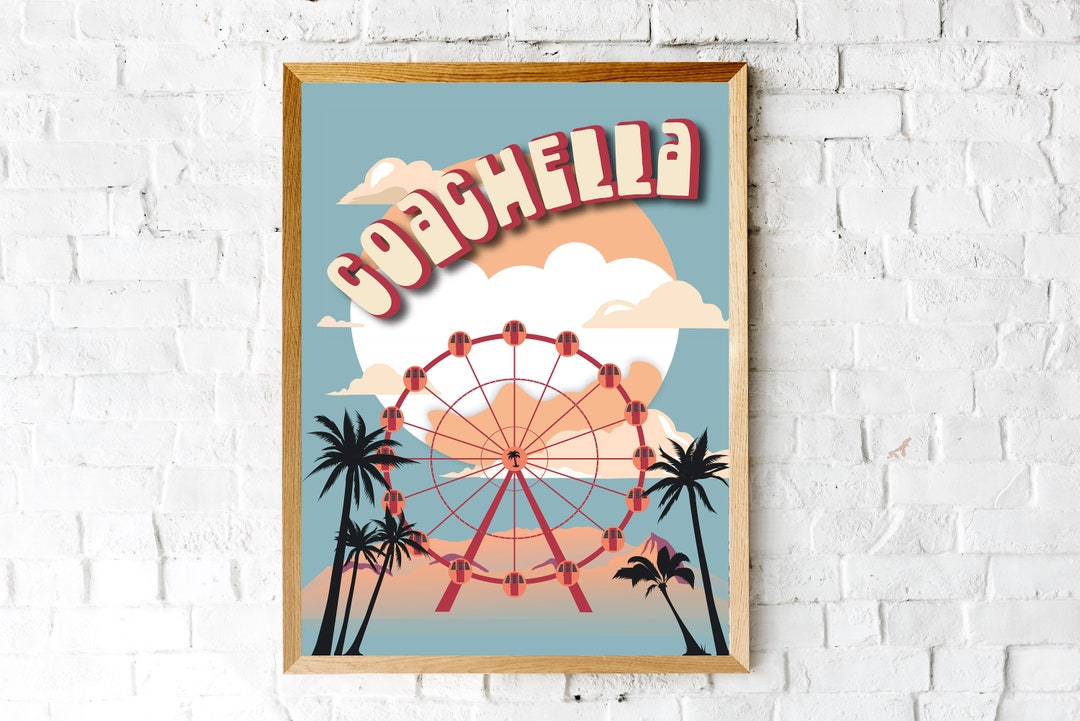Coachella 2024 Poster, Coachella Music Festival, Coachella Valley ...