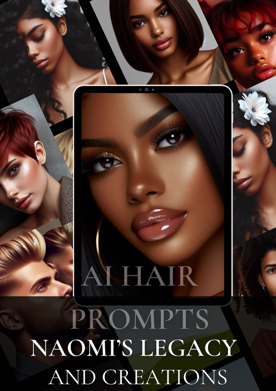 Hair Prompts for AI Guide - Etsy