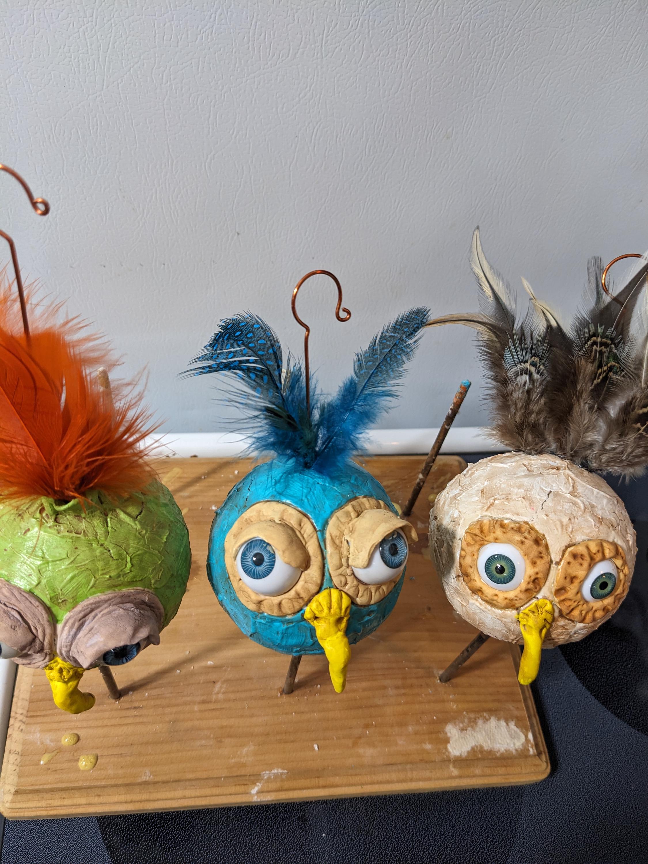 Halloween Gooney Bird Sculptured Ornament / Christmas / Halloween - Etsy