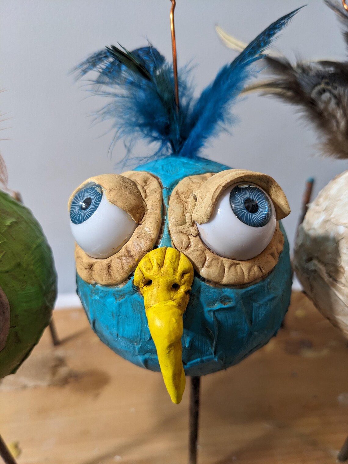 Halloween Gooney Bird Sculptured Ornament / Christmas / Halloween - Etsy