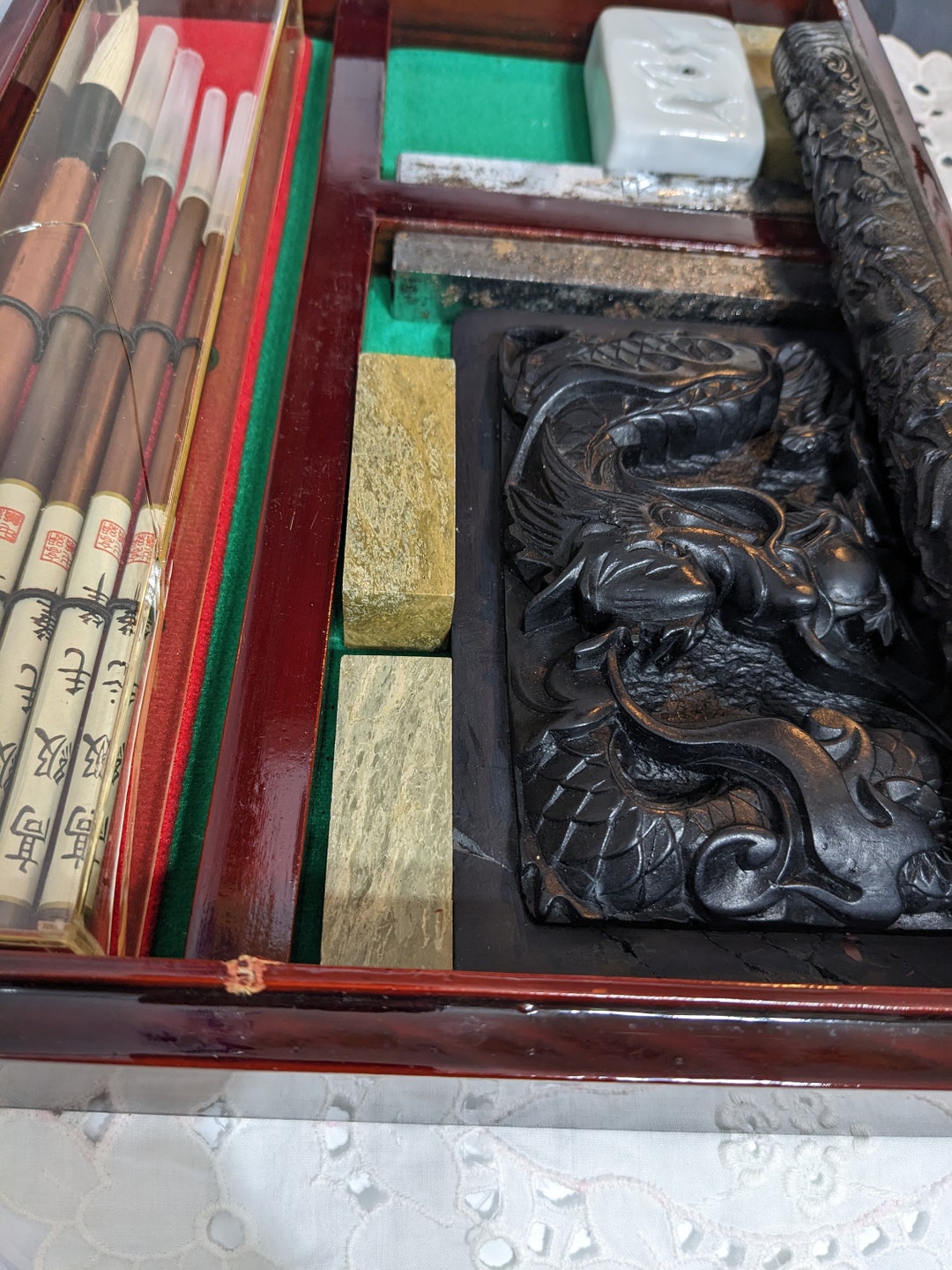 Vintage Korean Calligraphy Tool Set - Etsy