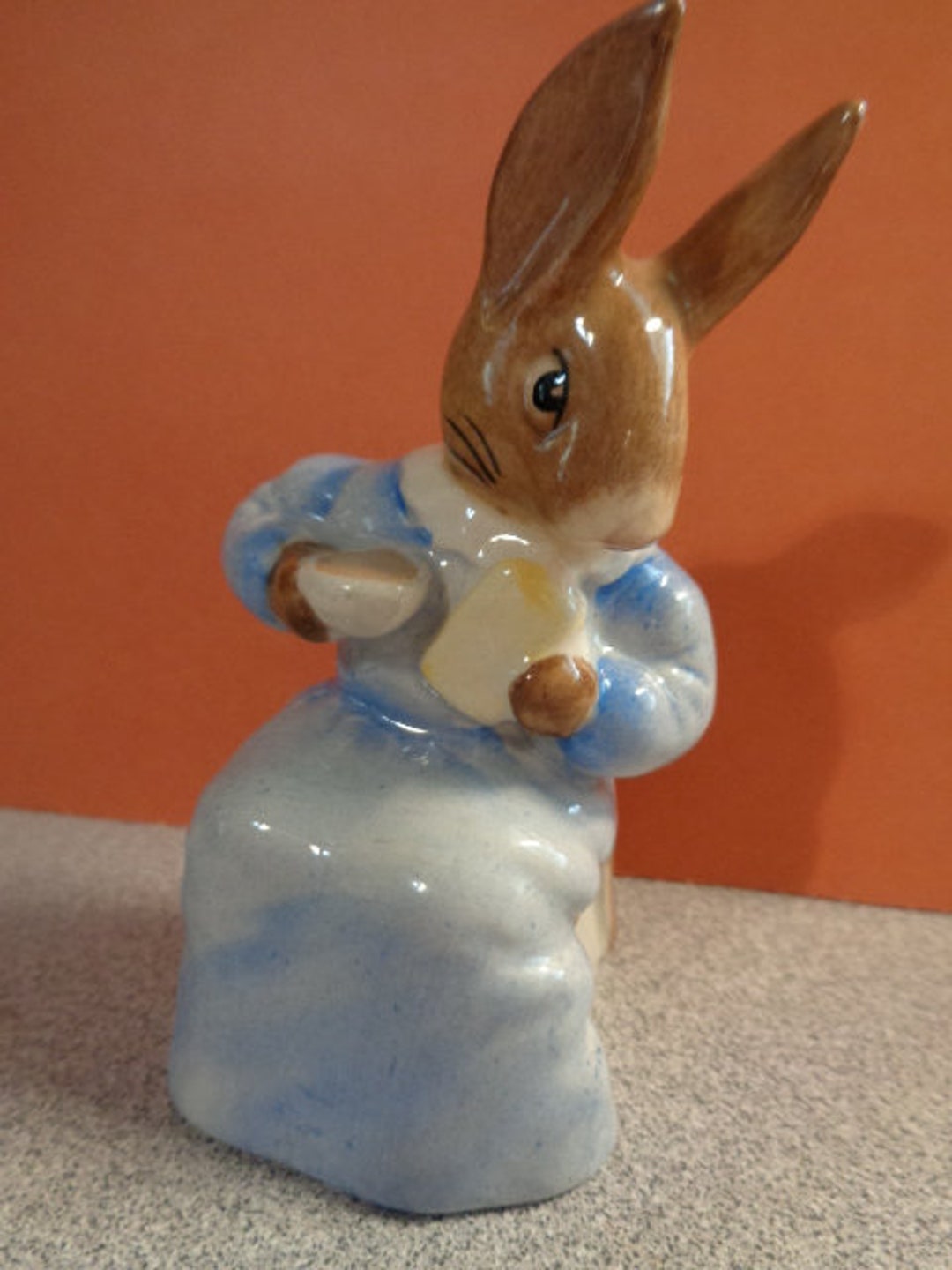 Vintage Mrs. Rabbit Beatrix Potter Cottontail Figurine Beswick, England ...