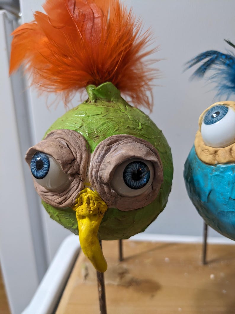 Halloween Gooney Bird Sculptured Ornament / Christmas / Halloween - Etsy