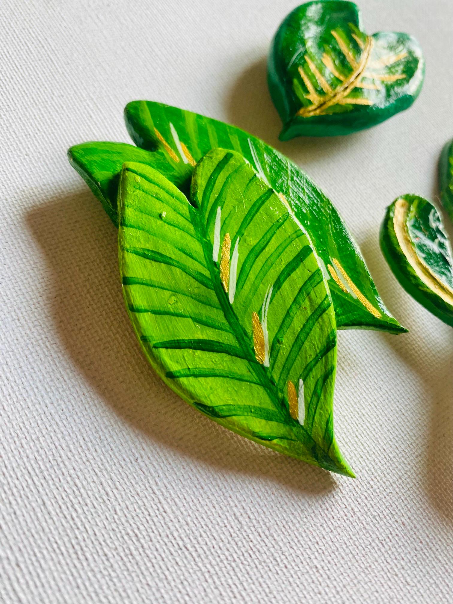 Handmade Clay Refrigerator Magnets, Magnet Gift Set of 3, Cactus Fridge ...