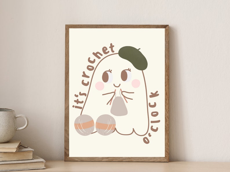 Crochet Wall Art for Home Decors Crochet Lover Prints for Living Room ...