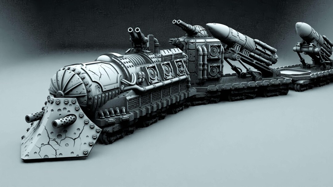 Imperial Cargo Train - Grimdark Sci Fi Wargame Terrain - Etsy