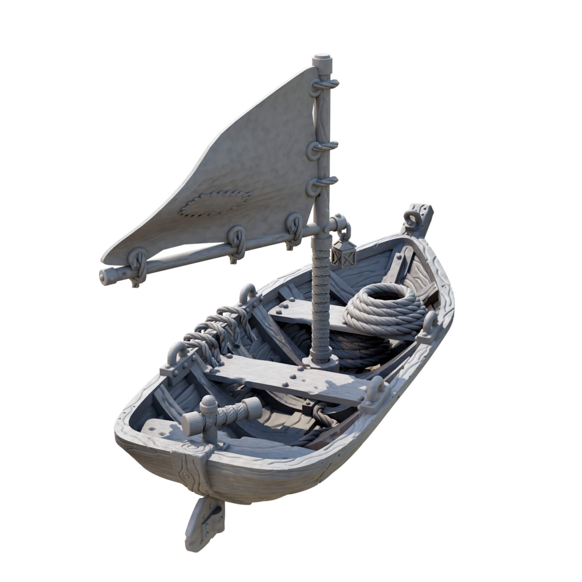 Sail Boat and Row Boat Pack STL Files (digital Download for Home 3D ...