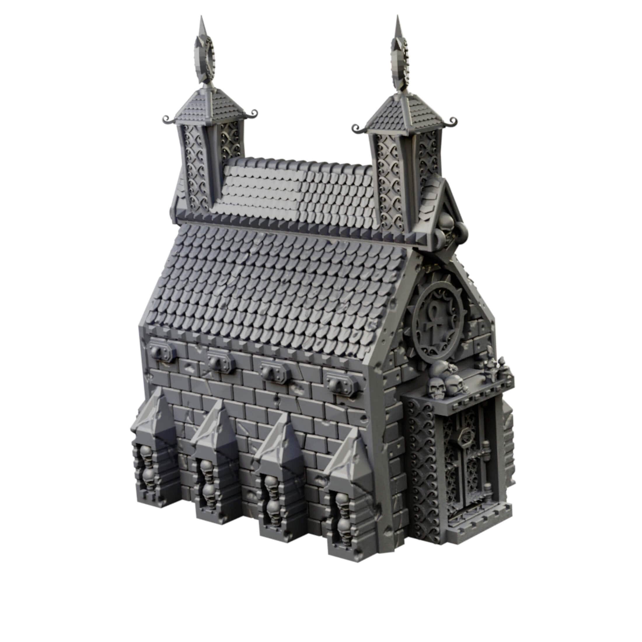 Modular Graveyard Walls Crypts Tombs Churches and Graveyard Accessories ...