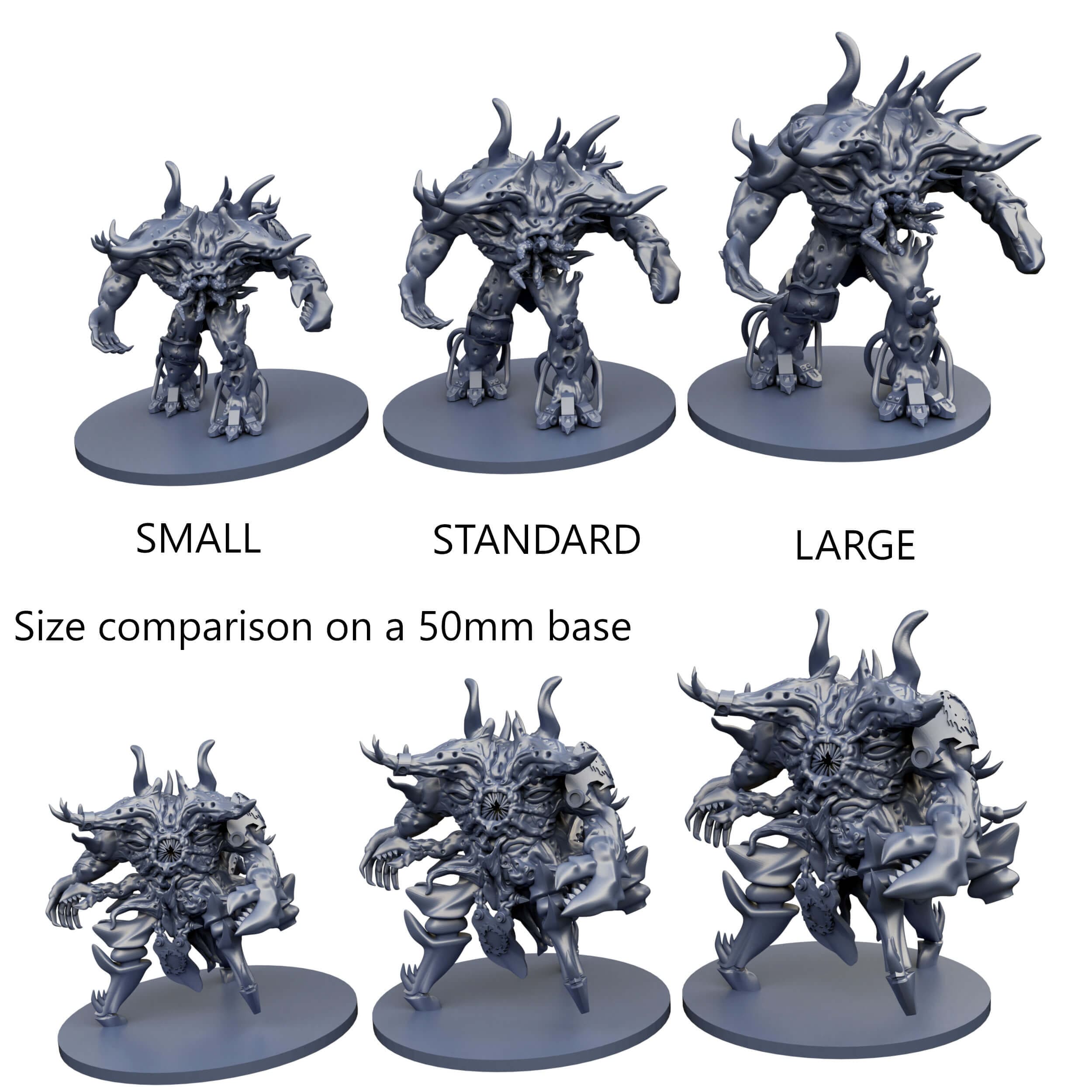 Chaos Spawn Wargame Proxy Units STL Files for 3D Printing - Etsy