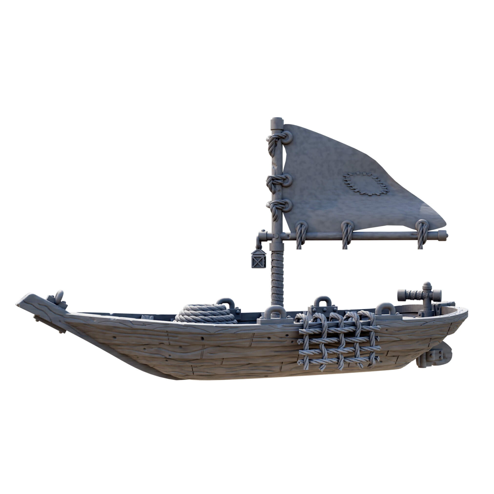 Sail Boat and Row Boat Pack STL Files (digital Download for Home 3D ...