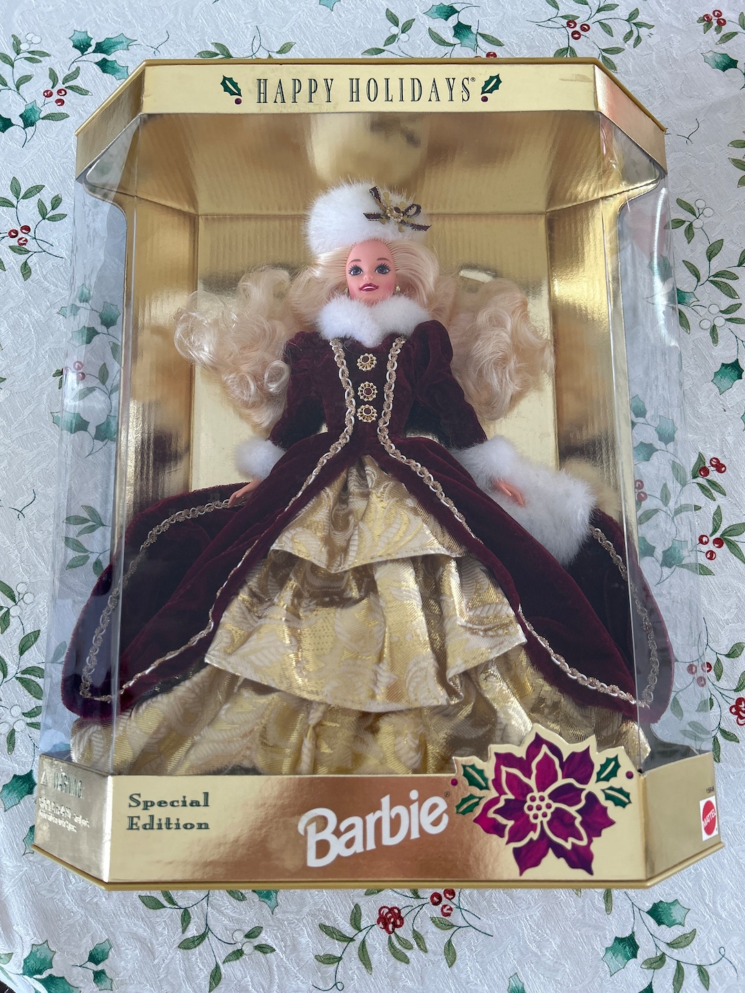 1996 Happy Holidays Special Edition Barbie - Etsy