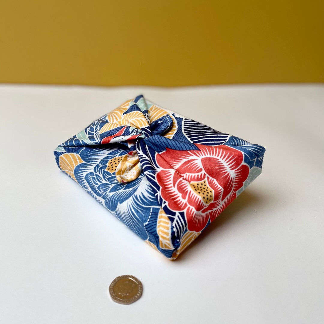 Fabric Gift Wrap - Upcycled Fabrics. Sustainable, Reusable Furoshiki ...