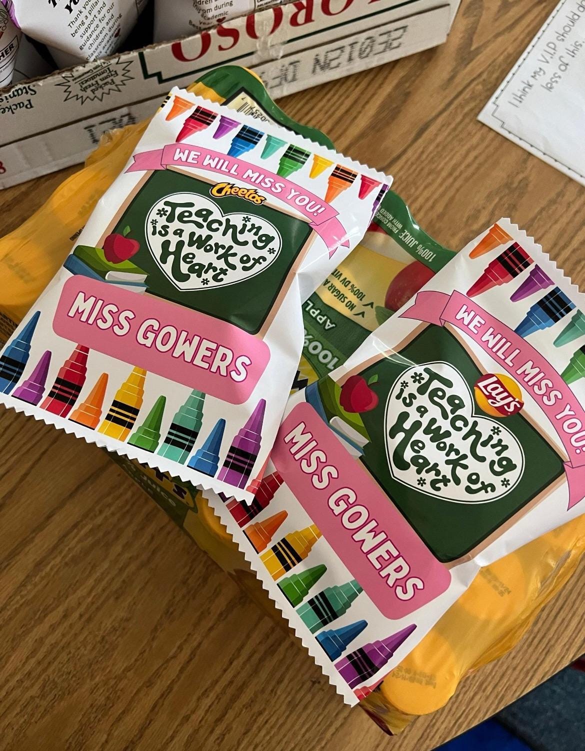 Back to School Chip Bags, Welcome Back to School, Welcome Bags, First ...