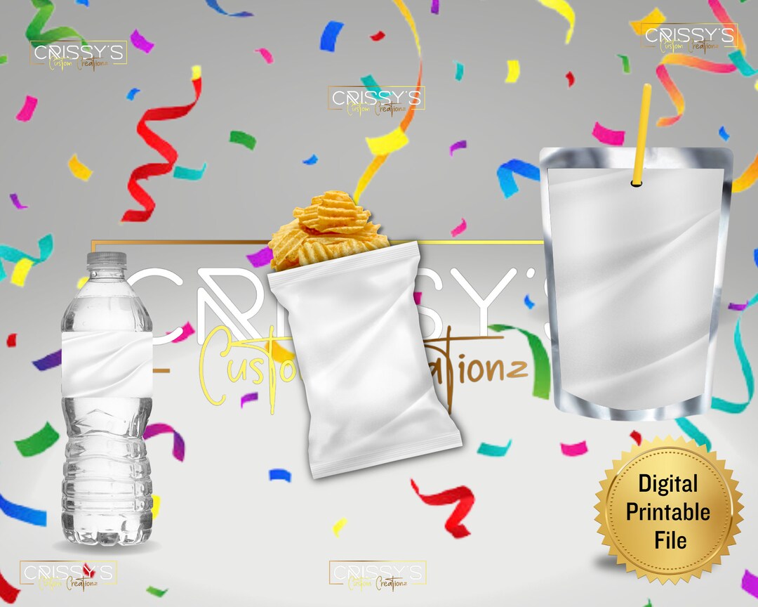 Custom Party Bundle Set, Custom Party Favors, Custom Birthday Labels ...