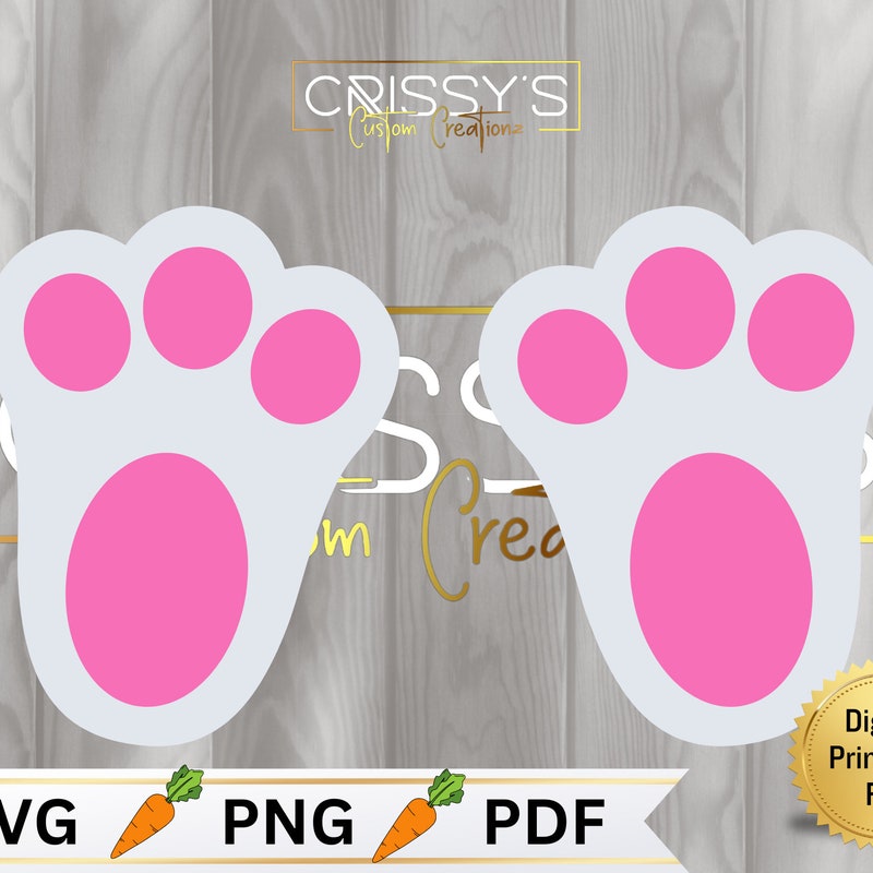 Easter Bunny Feet Clipart - Etsy