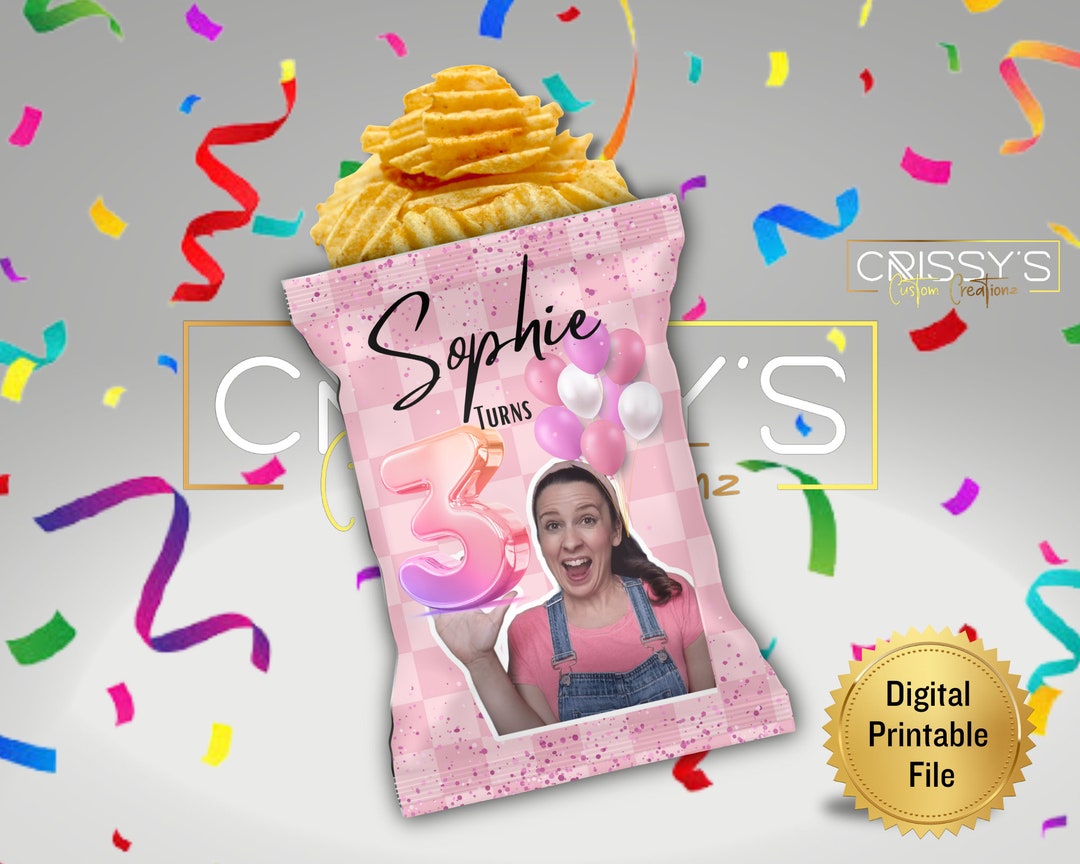 Ms. Rachel Personalized Chip Bags, Treat Bags, Ms. Rachel Party Favors ...