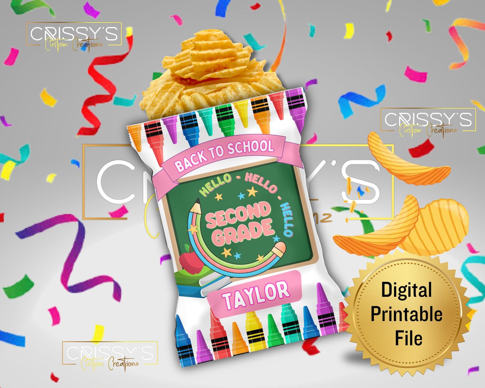 Back to School Chip Bags, Welcome Back to School, Welcome Bags, First ...