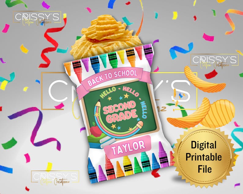 Back to School Chip Bags, Welcome Back to School, Welcome Bags, First ...