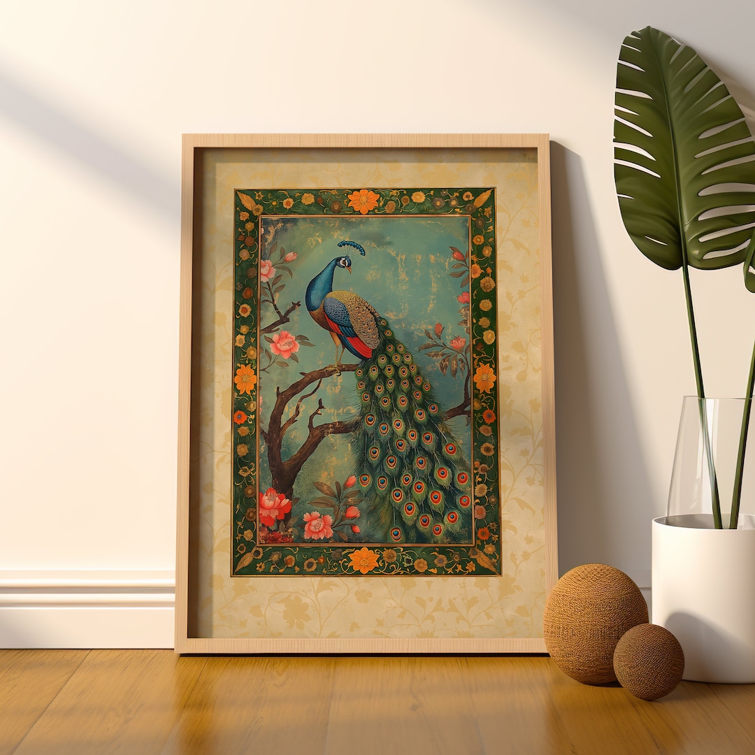 Traditional Persian / Mughal Miniature Art, Home Decor, Wall Art ...
