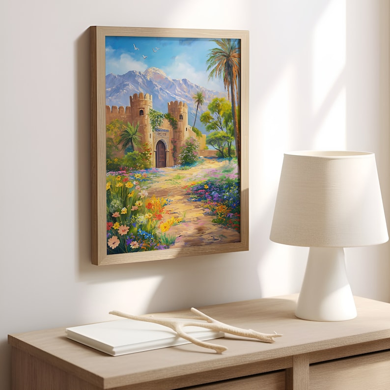 Ancient Kandahar City Gates Afghanistan Garden Nature Print Poster ...