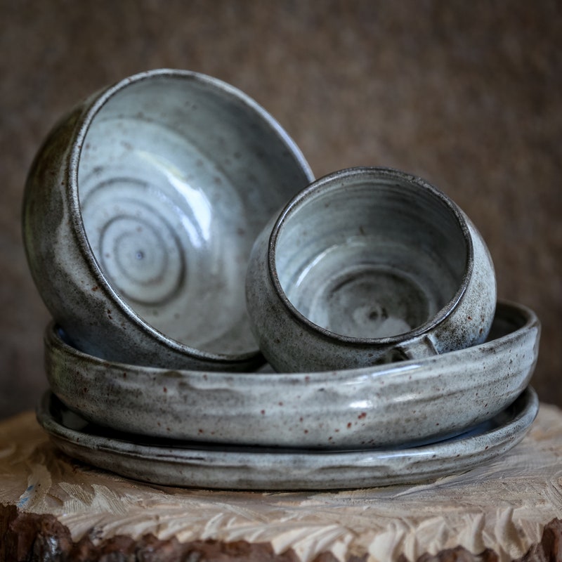 Ceramic Dinnerware Set - Etsy