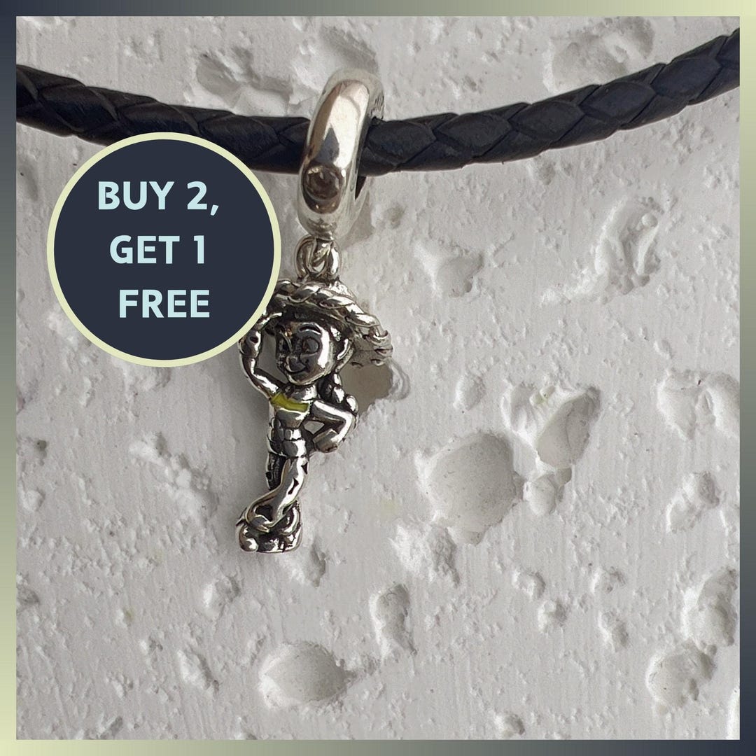 Pixar Toy Story Jessie Charm-silver Charms-simple Charms-elegant Charms ...