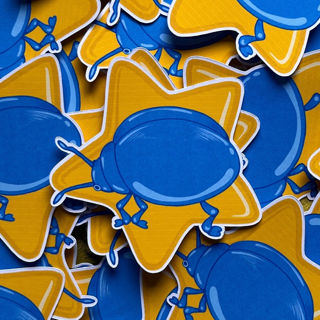 Star Beetle Sticker / Bug Sticker / Matte / Bugs / Laptop Stickers - Etsy